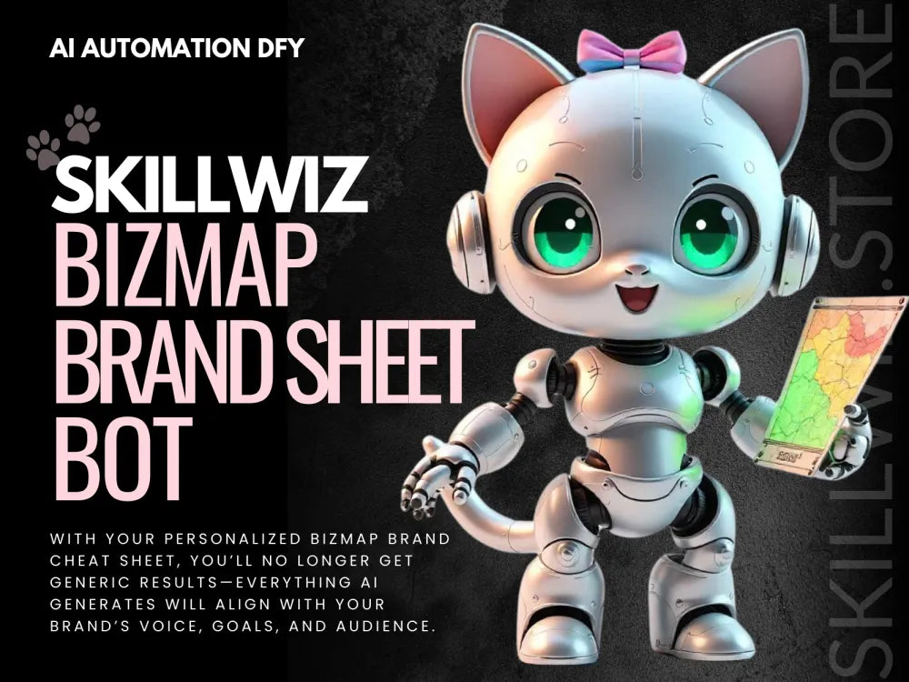 BizMap Bot – AI Cheat Sheet for Business Overview – SkillWiz