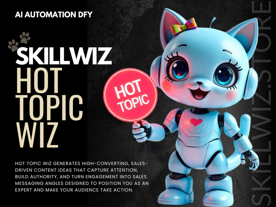 AI Bots, Custom GPTs, and Digital Products That Sell – SkillWiz