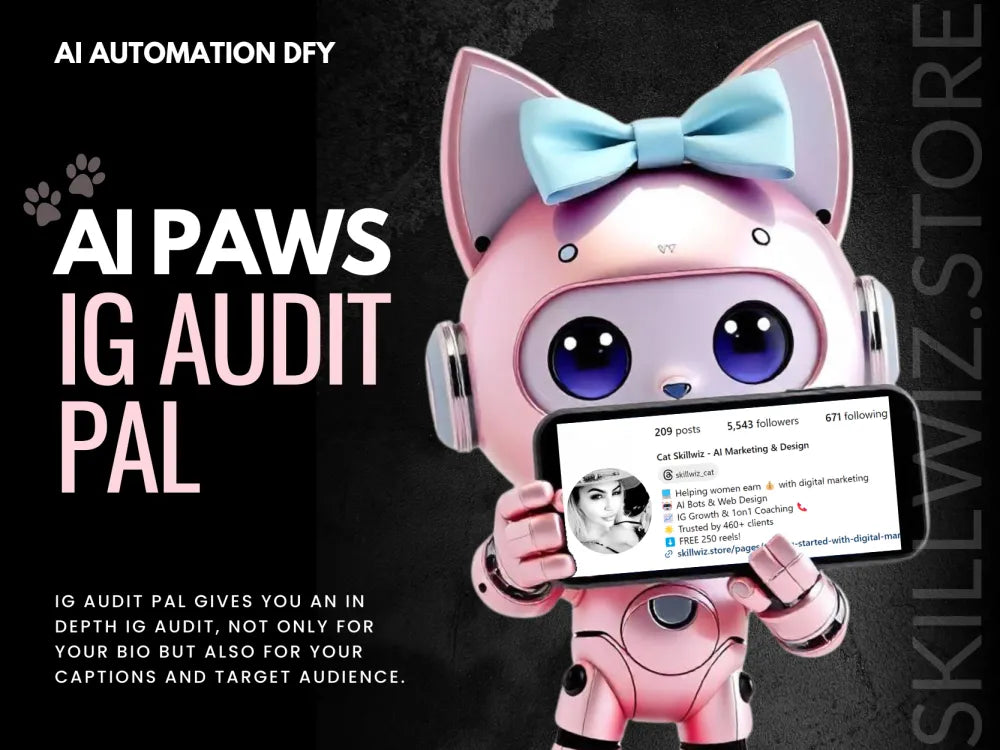 IG Audit AI-Bot for Instagram Bio & Profile Optimization – SkillWiz